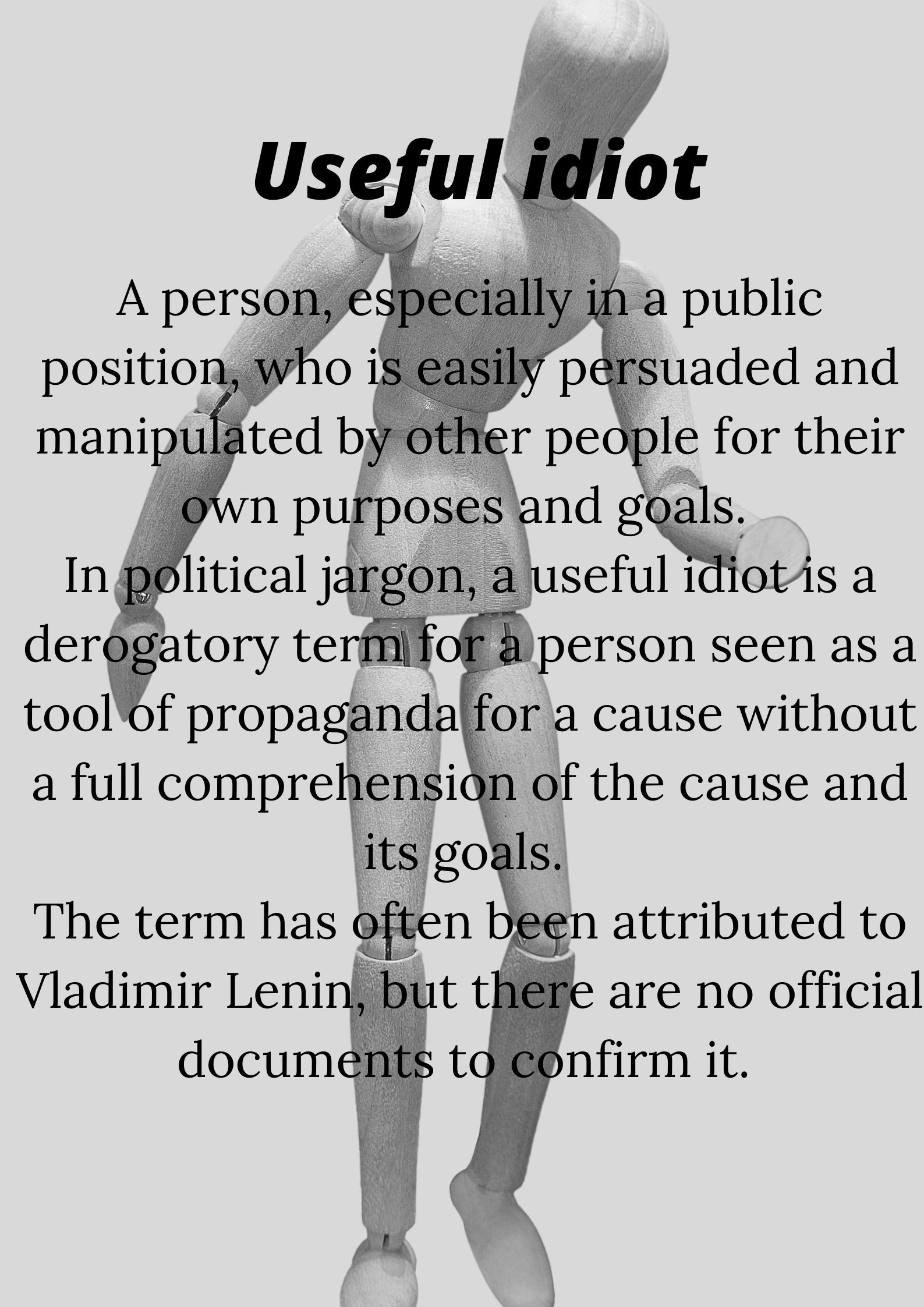 Useful Idiot – English by Vesna